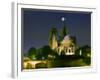 'Full Moon over Notre Dame Cathedral at Night, Paris, France ...