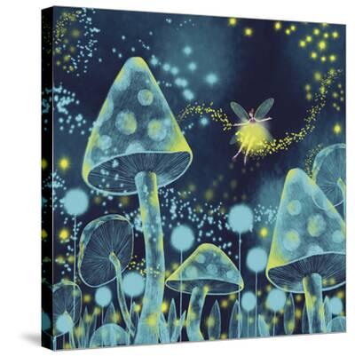 'Funghi Fairydust' Stretched Canvas Print - Larisa Hernandez ...