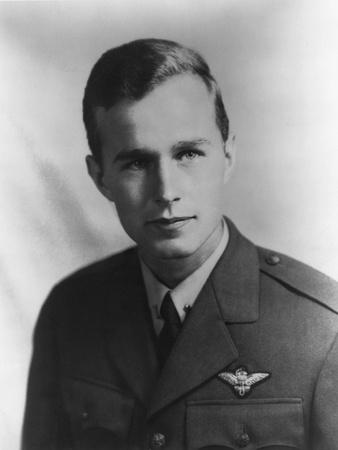 'Future US President George H.W. Bush as a Navy Pilot During World War ...