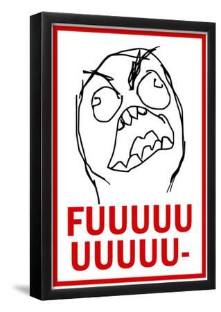 'FUUUU- Rage Comic Meme Poster' Posters | AllPosters.com