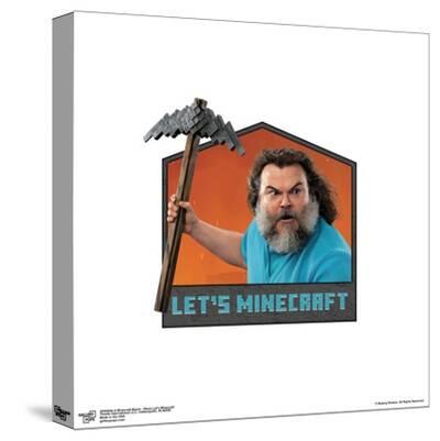 'Gallery Pops A Minecraft Movie - Steve Let's A Minecraft Wall Art ...