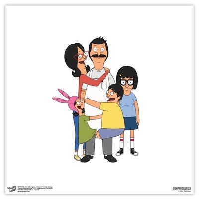 'Gallery Pops® Bob's Burgers - Belcher Family Group Wall Art, White ...