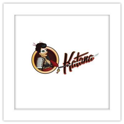 'Gallery Pops DC Comics Bombshells - Katana - Pinup Badge Wall Art ...
