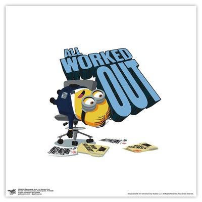 Gallery Pops Despicable Me 4 - All Worked Out Wall Art - Trends ...
