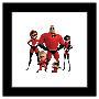 'Gallery Pops Disney Pixar The Incredibles 2 - Parr Family Wall Art ...