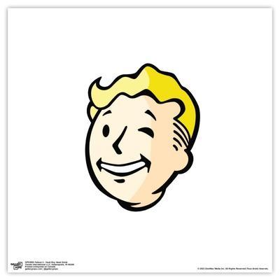 'Gallery Pops Fallout 4 - Vault Boy Head Smile Wall Art' Gallery Pops ...
