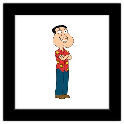 Gallery Pops® Family Guy - Glenn Quagmire Wall Art, White Framed ...