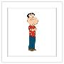 Gallery Pops® Family Guy - Glenn Quagmire Wall Art, White Framed ...