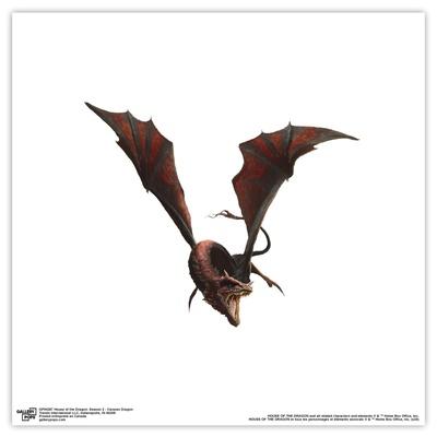 'Gallery Pops House of the Dragon: Season 2 - Caraxes Dragon Wall Art ...