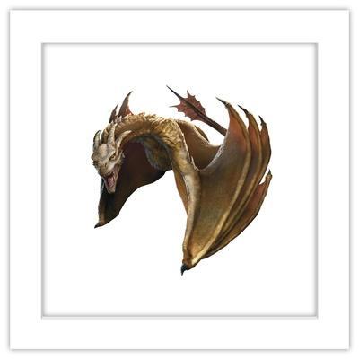 'Gallery Pops House of the Dragon: Season 2 - Syrax Dragon Wall Art ...