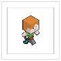 'Gallery Pops Minecraft - Isometric Alex Wall Art' Gallery Pops ...