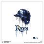 'Gallery Pops MLB Tampa Bay Rays - Drip Helmet Wall Art' Gallery Pops ...