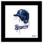 'Gallery Pops MLB Texas Rangers - Drip Helmet Wall Art' Gallery Pops ...