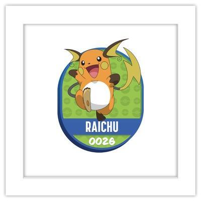 Gallery Pops Pokémon - All-Time Favorites #0026 Raichu Wall Art, Black ...