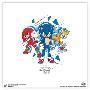 'Gallery Pops Sonic the Hedgehog 3 - Hero Trio Illustrated Wall Art ...