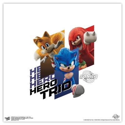 'Gallery Pops Sonic the Hedgehog 3 - Hero Trio Wall Art' Gallery Pops ...