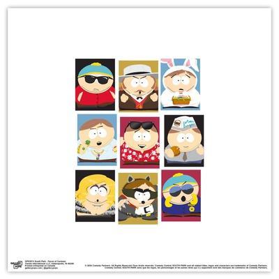 'Gallery Pops South Park - Faces of Cartman Wall Art' Gallery Pops ...