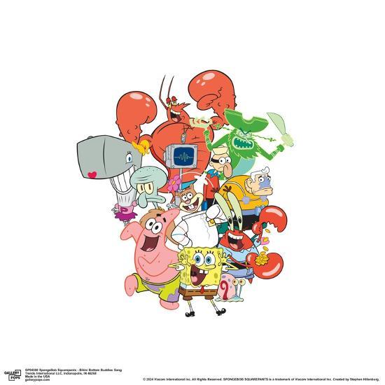 Gallery Pops Spongebob Squarepants Bikini Bottom Buddies Gang Wall