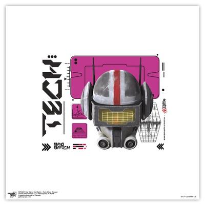 'Gallery Pops Star Wars: Bad Batch - Tech Clone Trooper Wall Art ...