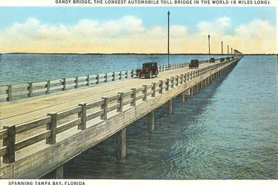 Gandy Bridge, Tampa Bay, Florida Prints | AllPosters.com
