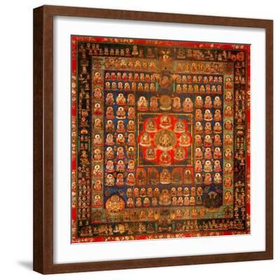 'Garbhadhatu Mandala, 8th-9th Century' Giclee Print | AllPosters.com