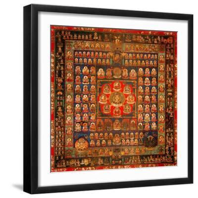 'Garbhadhatu Mandala, 8th-9th Century' Giclee Print | AllPosters.com