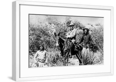 'General George Crook on a Mule, with Two Apache in Arizona, 1882 ...