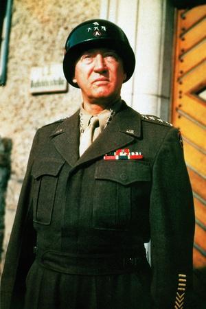 General George S. Patton, Commander of the 3rd U.S. Army, 1945 ...