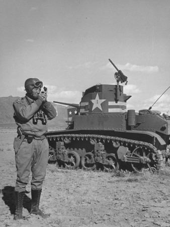 'General George S. Patton Jr. Standing Next to a Tank During Training ...