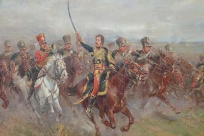 'General Lasalle (1775-1809) in the Battle of Wagram, 1906' Giclee Print | AllPosters.com