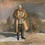 General Mannerheim watching the Battle of Tampere, 1920 Giclee Print ...
