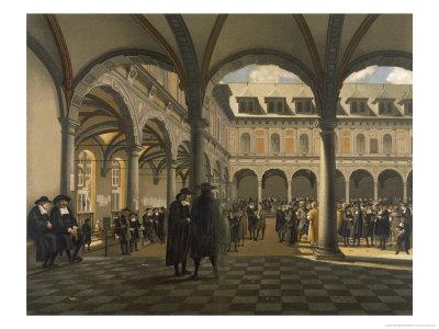 'General Scene at the Amsterdam Stock Exchange' Giclee Print - Jhiob ...