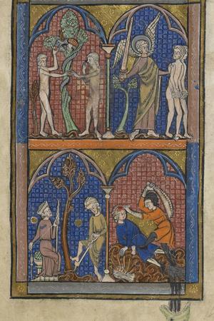 'Genesis, the temptation of Adam and Eve, the expulsion from Eden, Cain ...