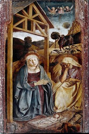Triptych of the Nativity, Central Panel (Tempera on Panel, 1464-1470 ...