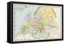 Geographic Map of Europe at the Beginning of the Protestant Reform ...