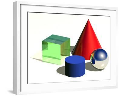 'Geometric Shapes, Artwork' Photographic Print - Laguna Design ...