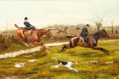 'Over the Ditch (Late 19th Century)' Giclee Print - George Derville ...