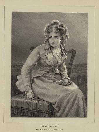 'Alice in Wonderland, C.1879' Giclee Print - George Dunlop Leslie ...