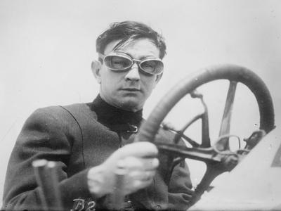 Bob Burman, Race Car Driver, 1910-15 (B/W Photo) Giclee Print - George ...