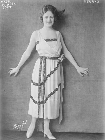 Silent Movie Actress, Mabel Julienne Scott, Fashion Portrait, Bain News ...