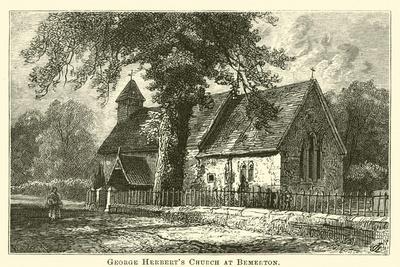 'George Herbert's Church at Bemerton' Giclee Print | AllPosters.com