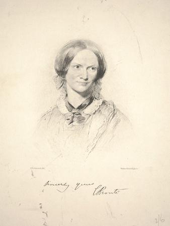 'Charlotte Brontë, Engraved by Walker & Boutall, 1850 (Collotype ...