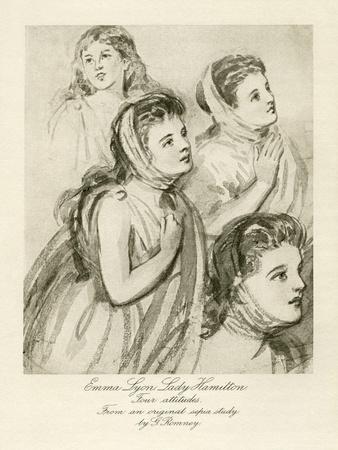 'Emma Lady Hamilton' Giclee Print - George Romney | AllPosters.com