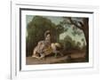 'The Farmer's Wife and the Raven' Premium Giclee Print - George Stubbs ...