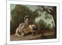 'The Farmer's Wife and the Raven' Premium Giclee Print - George Stubbs ...