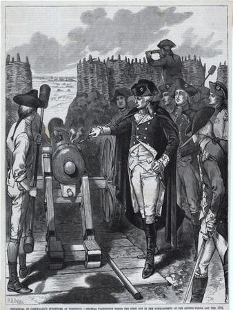 George Washington Firing First Cannon Giclee Print | AllPosters.com