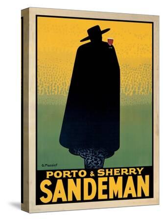 'Sandeman Port, The Famous Silhouette' Giclee Print - Georges Massiot ...