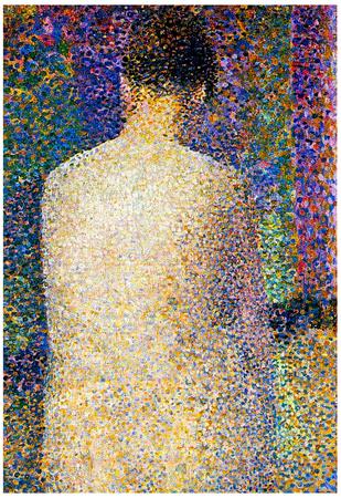 'Georges Seurat Study of a Model 2 Art Print Poster' Poster ...