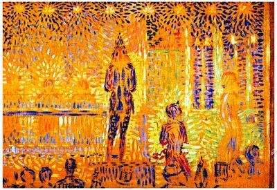 'Georges Seurat Study of the Circus Parade Art Print Poster' Prints ...