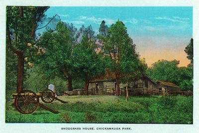 'Georgia - Chickamauga Park View of Snodgrass House' Print - Lantern ...